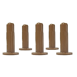 Elegent Upholstery 5/16" Tan Brown Socket Sleeve Stem Inserts 7/16" Outside Diameter - Set of 5