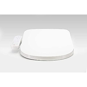 ALPHA BIDET GX Wave Bidet Toilet Seat in Round White | Strong Spray | Stainless Steel Nozzle | 3 Wash Functions | LED Nightlight | Warm Air Dryer | Oscillation and Pulse