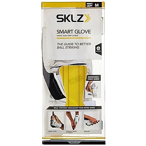 SKLZ Men's Smart Glove Left Hand Golf Glove, X-Large , White