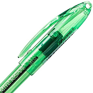 Pentel Mini R.S.V.P. Ballpoint Pen, Medium line, Assorted Ink Colors, 5 Pack (BK91MNBP5M)
