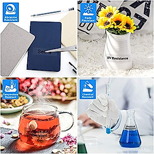 Labelife 18mm Label Tape Replace for Brother P Touch TZe TZ Tape 18mm 0.7 Laminated White/Clear/Black for Brother Ptouch PTD600 PTD400AD 1880 PT-P710BT Label Maker Tape 18mm 3/4'', 4-Pack