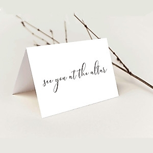 See You at The Alter Card, Wedding Card to Bride or Groom, Wedding Day Card