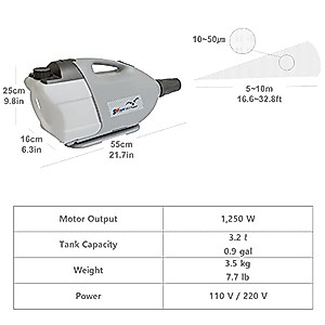 SM BURE Bure, Electronic ULV Machine with a Detachable Liquid-Tank Cold Fogger