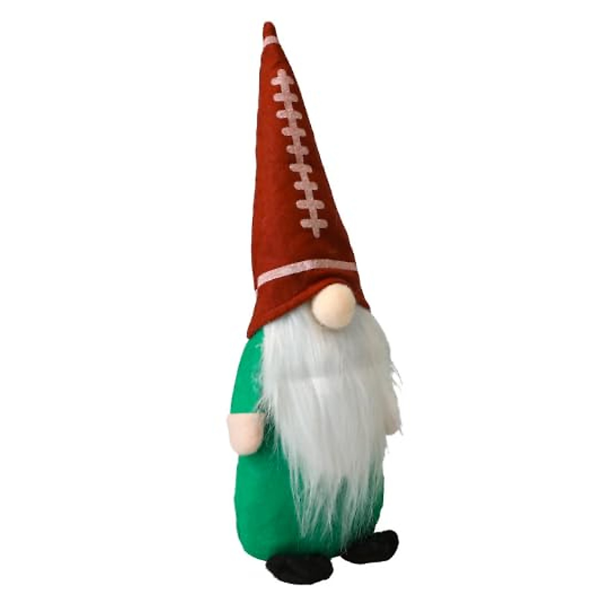 Gnomes Plush - Football Decor (2Pc Set) These Adorable Large Creatures are Perfect for Any Sports Team Fan - 14in Tall Stuffed Swedish Tomte Gnome - American Football Rugby Decoration