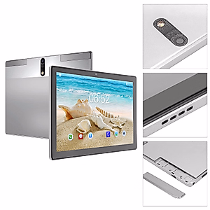 ciciglow 10.1in Tablet, 6GB RAM 128GB RAM, 1920x1200 IPS HD Display, Octa Core CPU, 8MP+20MP Camera, 5000mAh, 5G WiFi, GPS, for Android 8.1