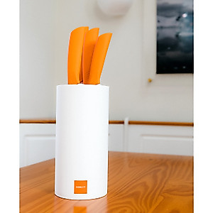 Universal Knife Block Holder with Premium Nylon Flex Rods. The Perfect Companion for IMORI Advanced Ceramic Knives.
