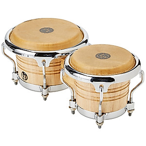 LPM199-AW LPMC Mini Tunable Natural Wood Bongos
