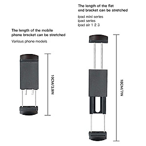 RCGEEK Tablet Stand Compatible with DJI Mavic Mini 4K / Air 3 / Mini 2 / Mini 2 SE/Mini 3 Pro/Air 2 / Mavic 3/ Air 2S Drone Remote Controller 4-11 inch Foldable Tablet Holder with Neck Lanyard