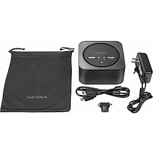 Insignia Reverb Premium Audio Pico Projector NS-PR200 - Black