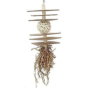 Bonka Bird Toys 3613 Atta Stack Medium Bird Toy Conure African Grey Amazon