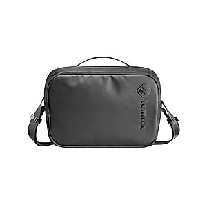 tomtoc Daily Shoulder Bag for 10.9-inch iPad Air 5, 11-inch iPad Pro, Messenger Bag for 9.7-10 inch Tablet, Waterproof Crossbody Bag with Smart Organization for Accessories/Essentials Lightweight