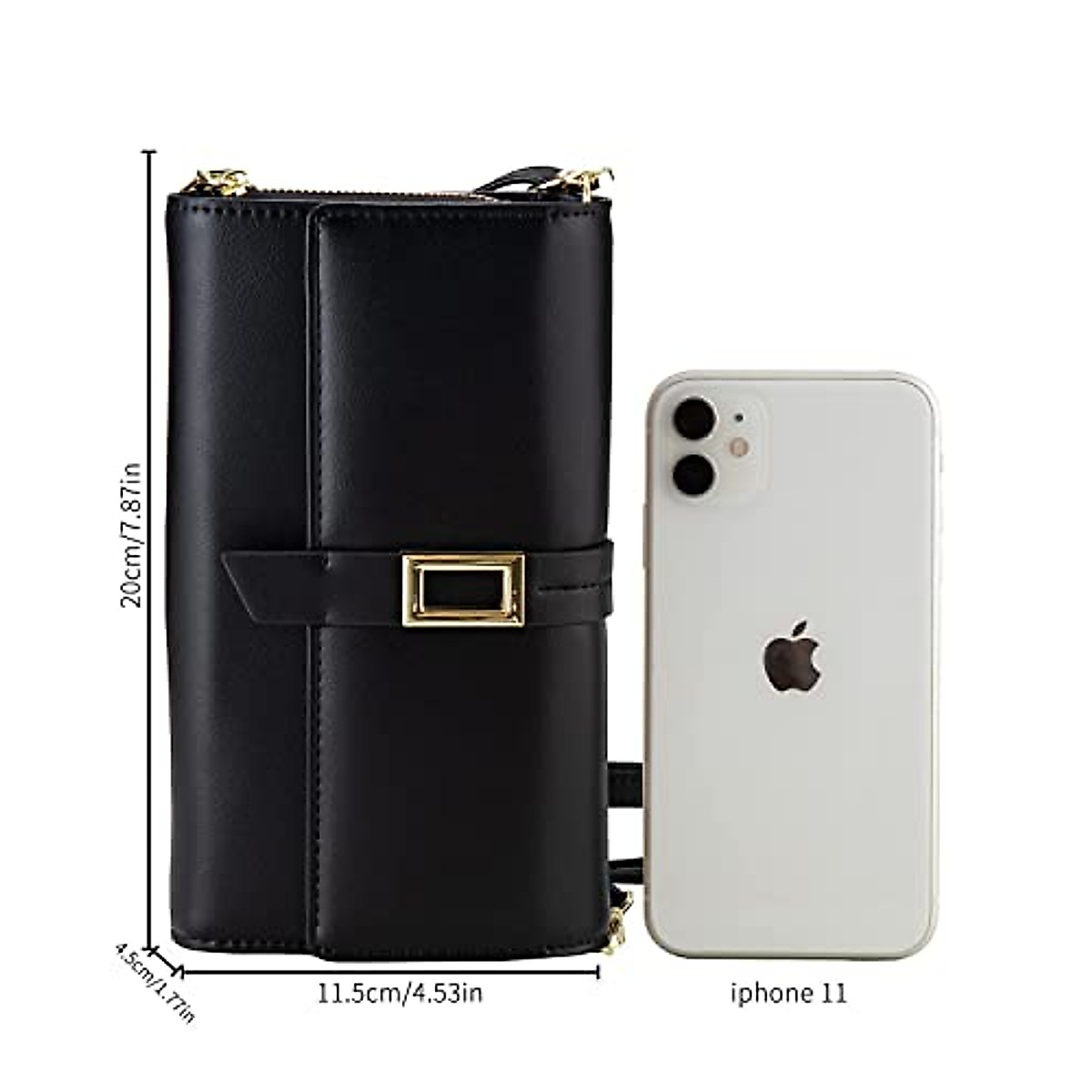 VASETA Wallet Purse for Women, Small Wallet Crossbody,PU Leather Clutch Purse,Credit Card Holder/Cash/Card Organizer Wallet