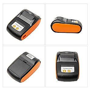 Sunydog Portable Receipt Printer,58mm Mini Thermal Printing Wireless BT USB Mobile Printer with 2 Inch Thermal Paper Roll Compatible with Android/iOS/Windows System for Small Business Restaurant