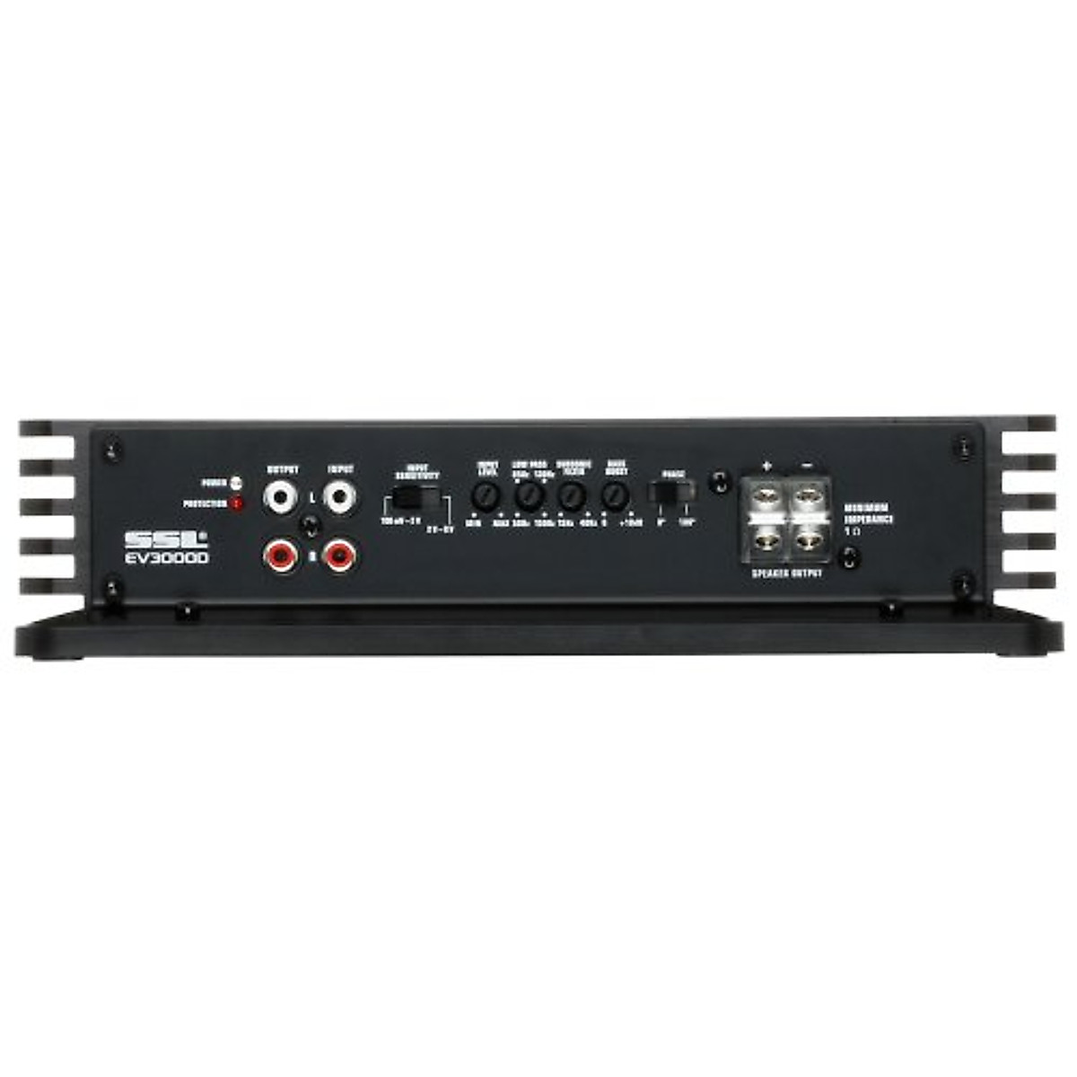 Sound Storm Laboratories EV3000D Evolution Series Car Audio Amplifier – 5000 High Output, Class D, Monoblock, 1 Ohm, Low Level Inputs, Low Pass Crossover, Hook Up to Stereo and Subwoofer