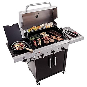 VICOOL 17" Porcelain Coated Infrared Grill Grates for 2 and 3 Burner Charbroil Tru-Infrared 300, 450 and Performance Models 463371716 463633316; G460-0500-W1