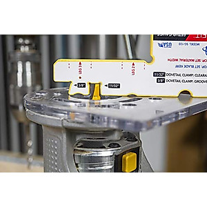 MICROJIG Matchfit MB-025-025ST Relief 1/4" Shank 1/4" Straight Router Bit