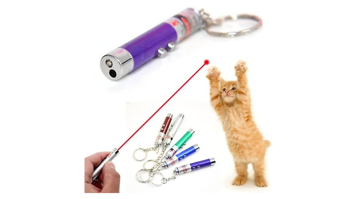 WNZQK 6 PCS Cat Laser Pointer Toys for Interactive Fun