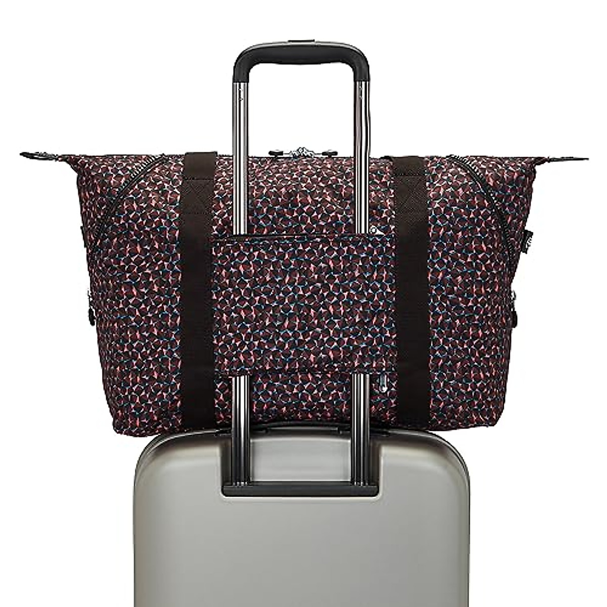 Kipling Women's Art M Print 3 Tote Happy Squares