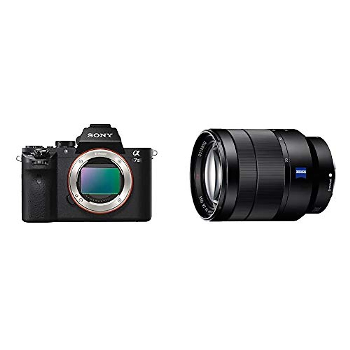 Sony Alpha 7 II E-mount interchangeable lens mirrorless camera with full frame sensor with Sony 24-70mm f/4 Vario-Tessar T* FE OSS Interchangeable Full Frame Zoom Lens