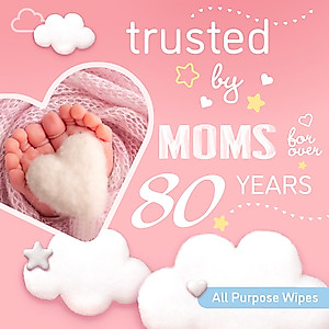 Dreft Multi-Surface All-Purpose Gentle Cleaning Wipes for Baby Toys, Car Seat, High Chair & More, 70 Count (Pack of 4)