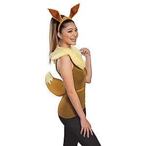 Disguise Women's Eevee Costume Kit, Brown, One Size Adult