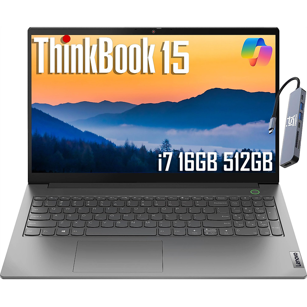 Lenovo ThinkBook 15 Gen 2 are 15.6" FHD (Intel Quad Core i7-1165G7, 16GB RAM, 512GB PCIe SSD) IPS Business Laptop, Backlit Keyboard, Fingerprint Reader, Thunderbolt 4, IST SD Card, Windows 10 Pro