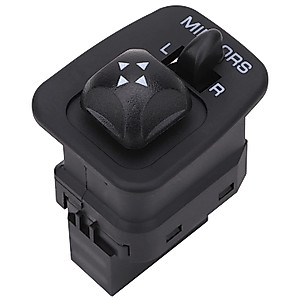Obaee Mirror Control Switch Button Compatible with Ford F150 F250 F350 Excursion Expedition Escort Thunderbird Windstar Lobo Replaces F65Z17B676AB Front Driver Side Door Power Mirror Control Switch