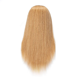 Hairingrid Mannequin Head 24"-26"100% Human Hair Hairdresser Cosmetology Mannequin Manikin Training Head Hair and Free Clamp Holder (R71906W2718H)