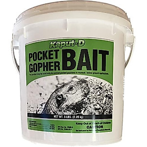 KAPUT-D Pocket Gopher Bait - 5 lb Bucket