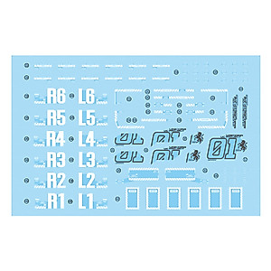 ANSAI High Precision Decals Decal for Hobby MG BARBATOS, MGRX-0 Unicorn VER.KA 1/100 Scale Model KIT (XY-MGX01)