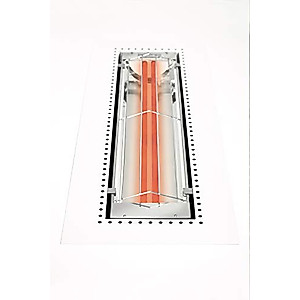 Infratech 18 2305 Accessory - Flush Mount Frame 61 1/4 Inch Units, Finish Color: Stainless Steel