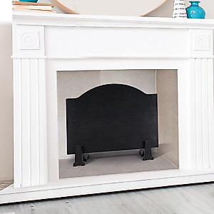 INNO STAGE Cast Iron Fireback Feet - Durable Fireplace Fireback Support for All Firebacks | Heavy-Duty Cast Iron Fireplace Feet, 1 Pair