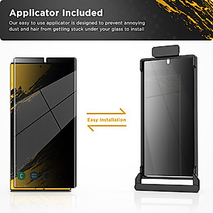 magglass MagFlex Privacy+ Screen Protector for Samsung Galaxy S23 ULTRA (Fingerprint Compatible) Side Tint 3D Nano-Polymer Flexible Privacy Guard (S23 Ultra-6.8")