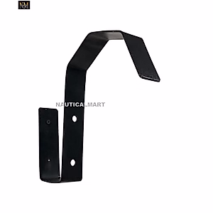 Side View Helmet Wall Black Display Rack