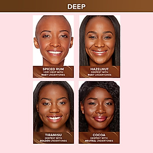 Too Faced Born This Way Natural Finish Longwear Liquid Foundation | Medium-To-Full Coverage | Hydrating + Oil Free, 1 Fl Oz, Hazelnut