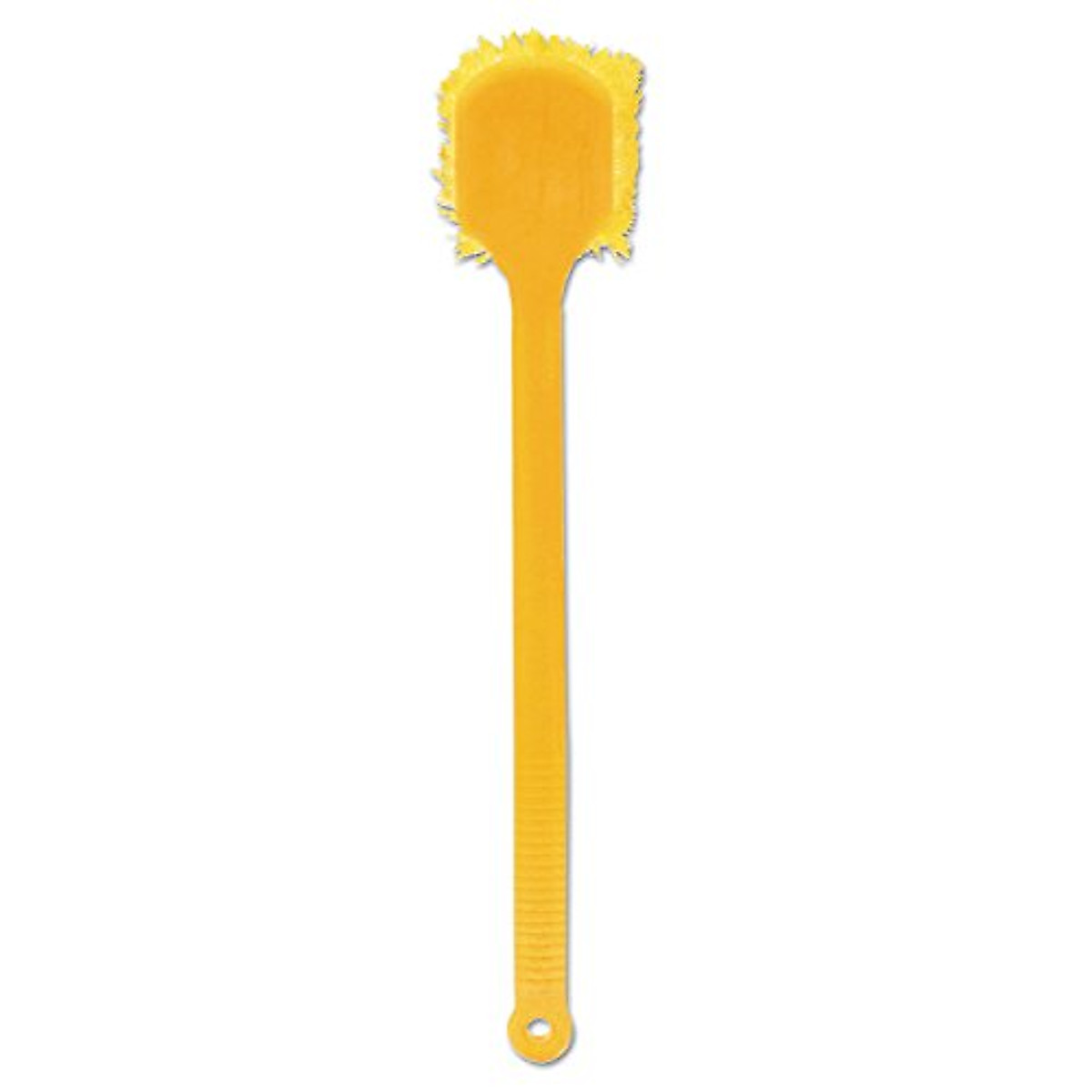 Rubbermaid Commercial 9B32 Long Handle Scrub 20-Inch Long Plastic Handle Yellow Handle W/Yellow Bristles