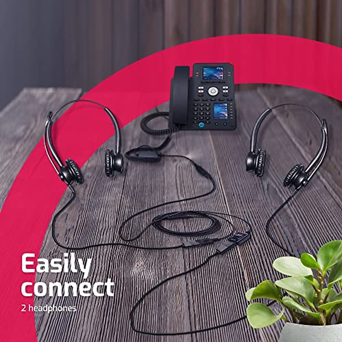 Jabra GN Style Splitter Y-Training Cord (Observation- Live/Mute Version), Compatible with Jabra, Liberation, GN Netcom Headsets - Quick Disconnect - for Coaching, Supervising, Training, Monitoring