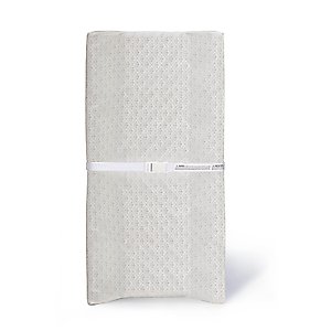 LA Baby Contoured Waterproof Diaper Changing Pad, 32" with 100% Organic Cotton Layer - Made in USA. Non-Skid Bottom, Safety Strap, Fits All Standard Changing Tables/Dresser Tops