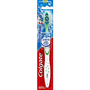 Colgate Max White Full Head Whitening Toothbrush, Medium