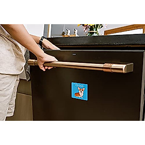 Dog Butt Funny Clean Dirty Dishwasher Magnet, Reversible Dish Washer Refrigerator Sign, Funny Corgi Butt, Double Sided Strong Kitchen Flip Indicator, Bonus Universal Magnetic Plate, Animal Magnet