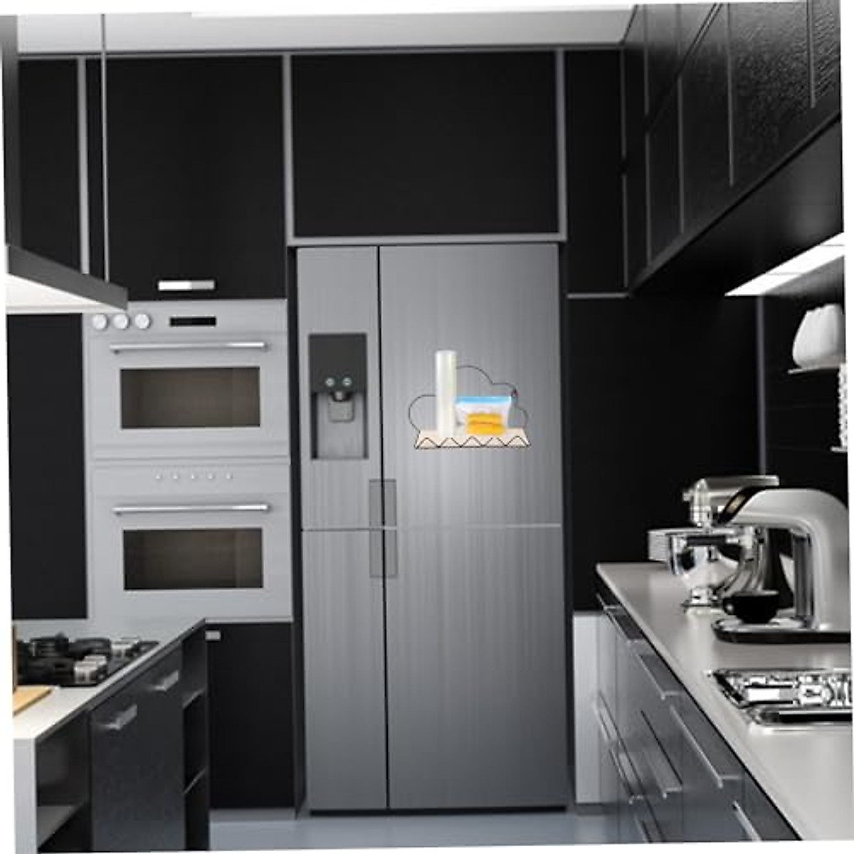 Amosfun Hanging Storage Racks Wall Mounted Shelf Wall Mounted Floating Shelves Hanging Holder Wall Storage Floating Shelves Storage Shelves Wall Shelf Storage Shelf Decor Wooden