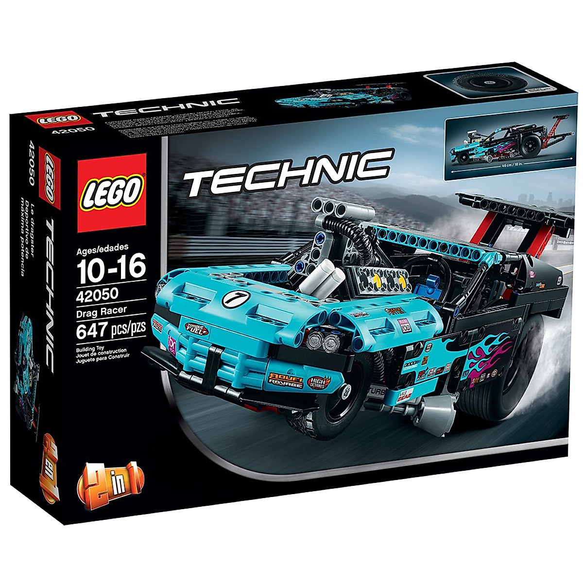 LEGO TECHNIC Drag Racer 42050 Building Kit