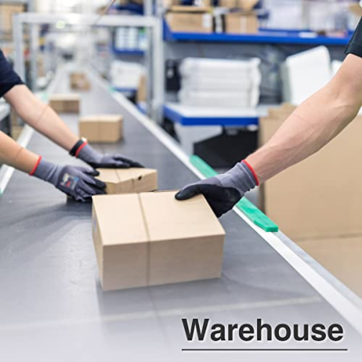 KAYGO Safety Work Gloves MicroFoam Nitrile Coated-3 Pairs, KG18NB,Seamless Knit Nylon Glove with Black Micro-Foam Nitrile Grip,Ideal for General Purpose,Automotive,Home Improvement,large