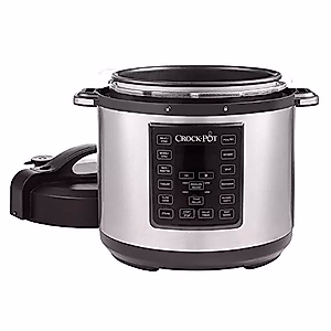 Crock-Pot 2100467 Express Easy Release | 6 Quart Slow, Pressure, Multi Cooker, Stainless Steel