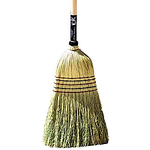 Authentic Hand Made All Broomcorn Broom (57-Inch/Large)