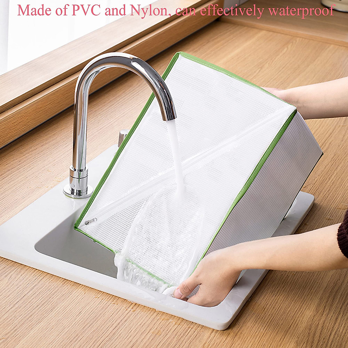 ORWCEZUE Upgraded 2 Pack Wardrobe Clothes Organizer Jeans Compartment Storage Box, Foldable Clothes Separator for Storage T-Shirt Leggings Pants