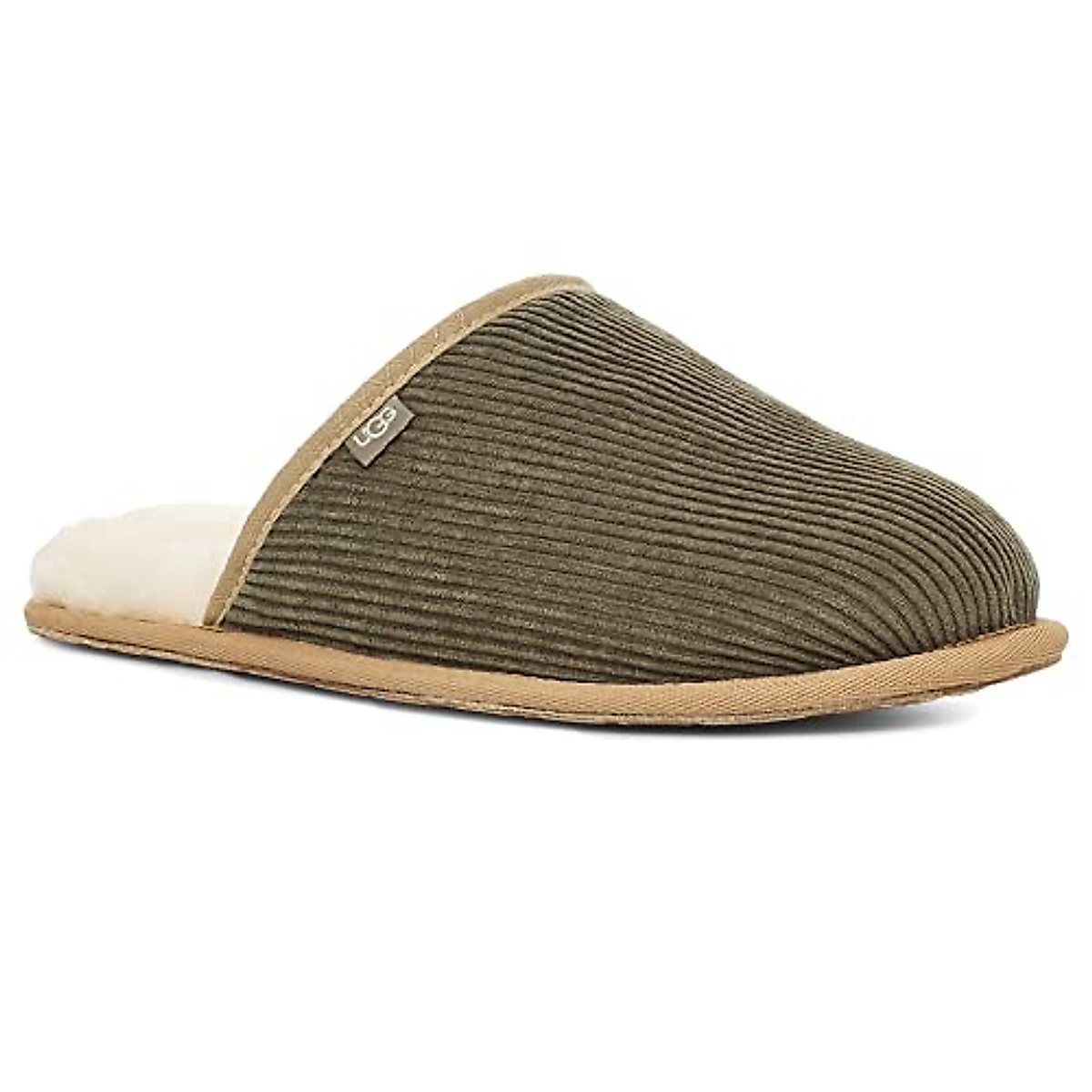 UGG Men's Scuff Corduroy II Slipper, Moss Green, 9