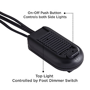 Franklin Iron Works Rustic Farmhouse Mission Torchiere Floor Lamp 71 1/2" Tall Roman Bronze 3-Light Frosted Champagne Amber Glass Shade for Living Room Reading Bedroom Office House Home Decor