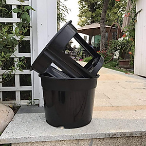 Happyyami Vegetable Growing Container 3 Gallon Fabric Pots Grow Bags Potato Growing Bags Starting Clear Orchid Pots Planter Pot Flower Pots Garden Flowerpot Ornament Bucket Basin Detachable