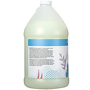 Ginger Lily Farms Botanicals Nourishing Body Wash, Island Tranquility, 100% Vegan & Cruelty-Free, Green Tea & Lemongrass Scent, 1 Gallon Refill (128 fl. oz.)